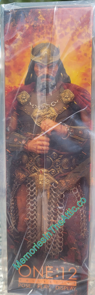 Mezco One:12 Collective King Conan Figure 3 Heads Aquilonia Battle Axe ...